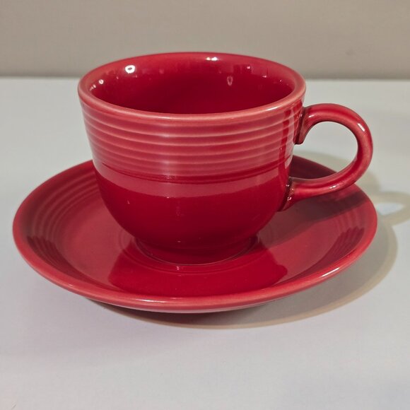 Fiestaware | Dining | Vintage Fiestaware Scarlet Red Retired Color ...
